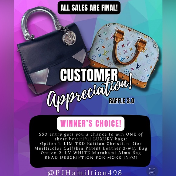 Louis Vuitton | Bags | 5 Entry For Either Alma Murakami Or Dior ...